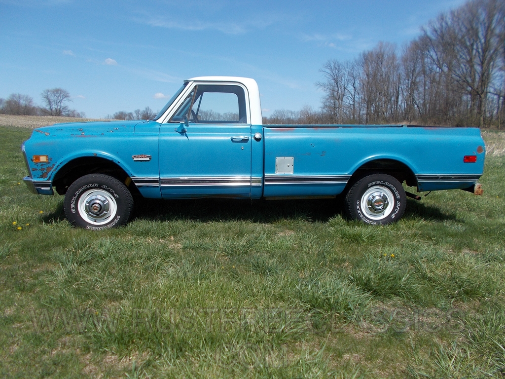 1971 GMC K10 K15 Factory 4x4 Long Bed
